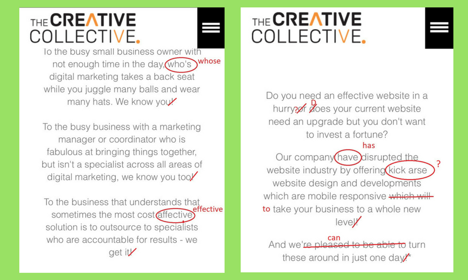Website basics for small business - Angela Bensted - Two Thumbs